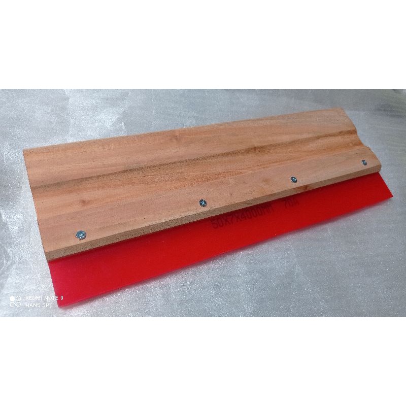 Jual rakel kayu plus karet papak sablon plastisol 7mm | Shopee Indonesia