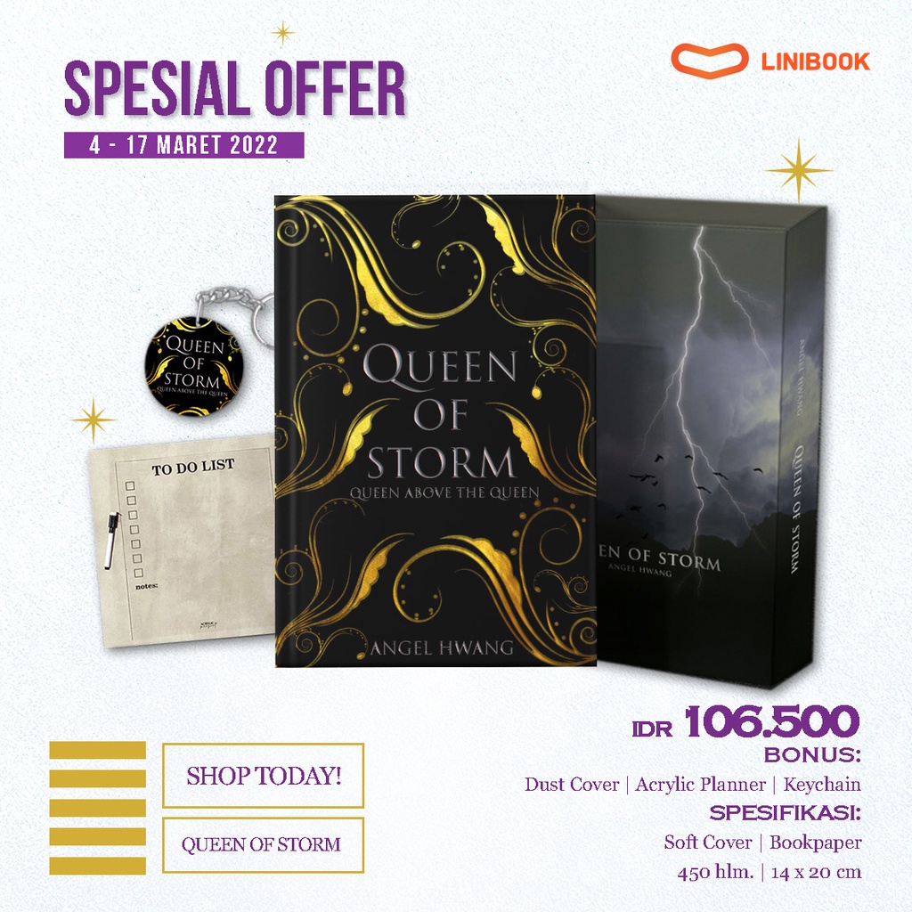 Jual Novel Queen Of Storm karya Angel Hwang | Shopee Indonesia