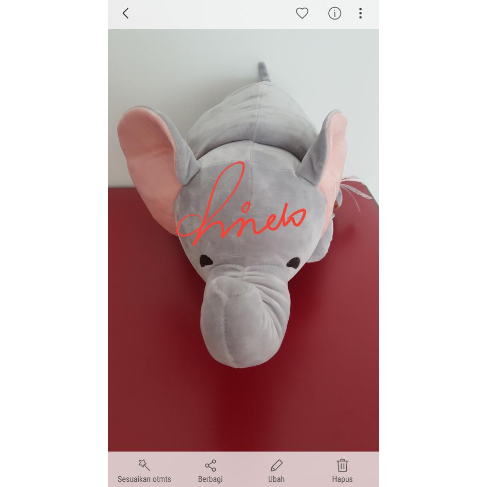 Jual Dapatkan Boneka Miniso Transforming Plush Toy-Elephant& Monkey ...