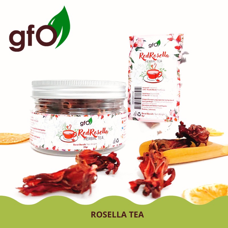 Jual Teh Bunga Rosella Merah / Red Rosella Flower Tea / Tisane / Artisan Tea / Flower Tea / Teh ...