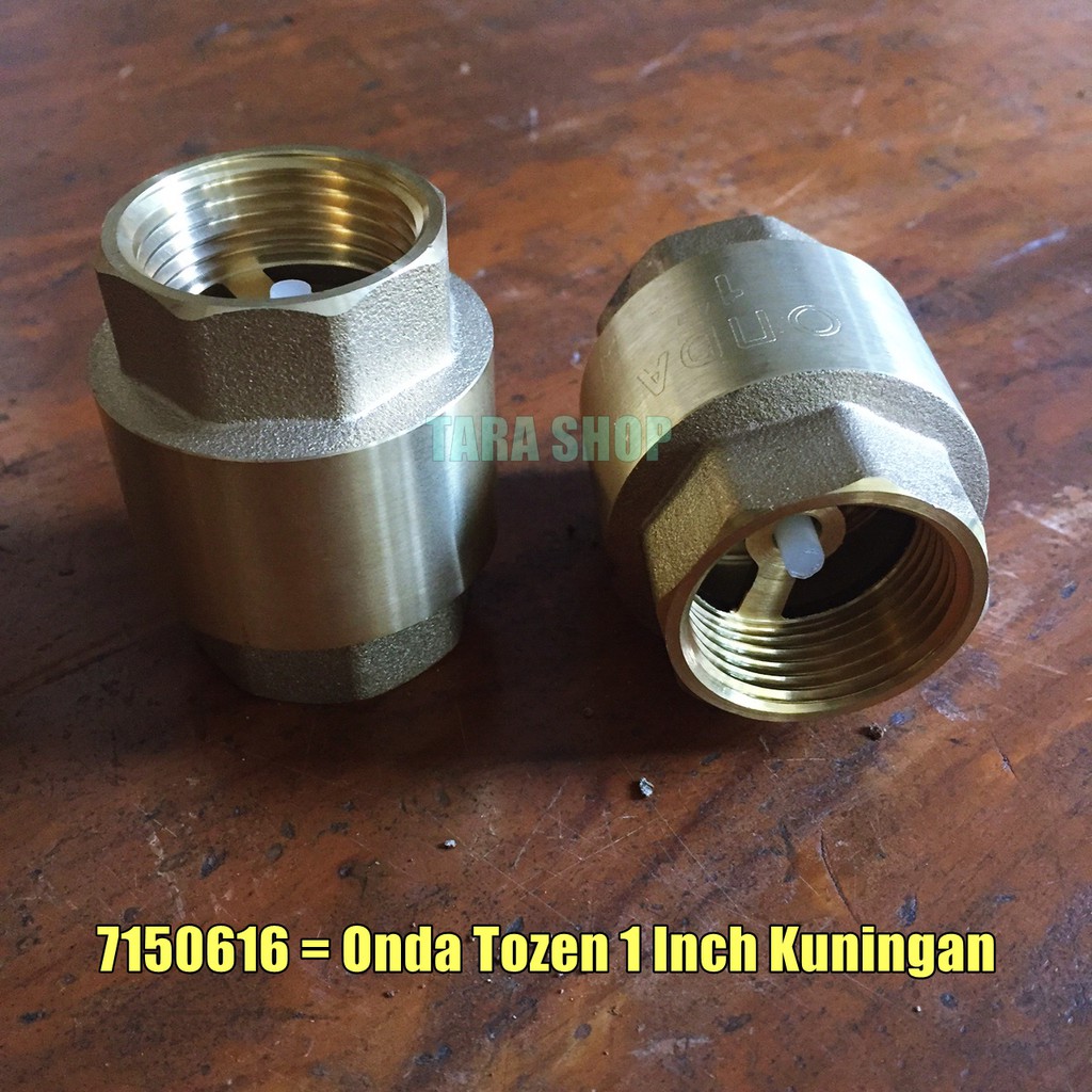 Jual TOZEN KLEP 1 INCH KUNINGAN ONDA - 7150616 | Shopee Indonesia