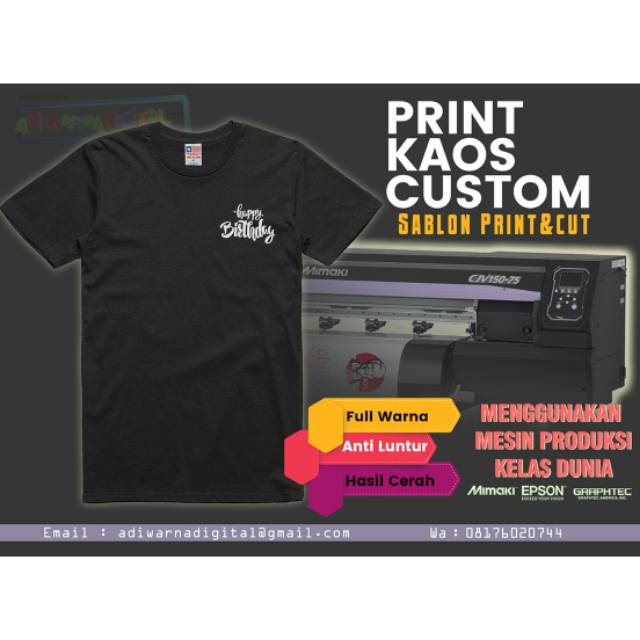 Jual Sablon kaos text polyflek satu sisi | Shopee Indonesia