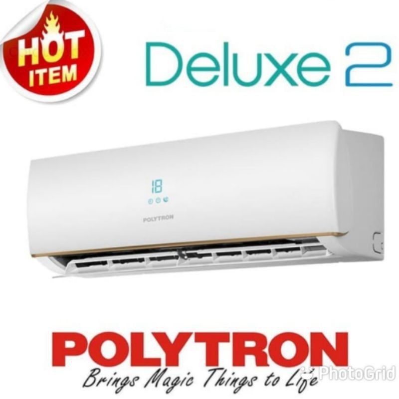 Jual AC POLYTRON AC SPLIT DELUXE 2 STANDARD PAC 12VG UNIT ONLY | Shopee ...