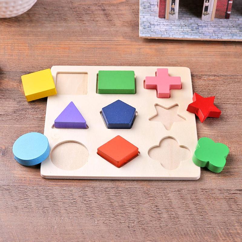 Jual Puzzle 3d Bentuk Dasar Geometri Mengenal Warna Bahan Kayu Halus ...