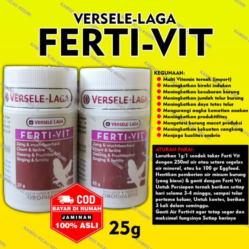 Jual FERTI-VIT + FERTIVIT - FERTI-VIT VERSELE- LAGA + VERSELAGA ...