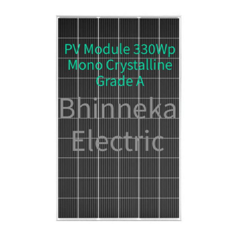 Jual Solar Panel 330wp Mono Crystalline Grade A High Quality | Shopee ...