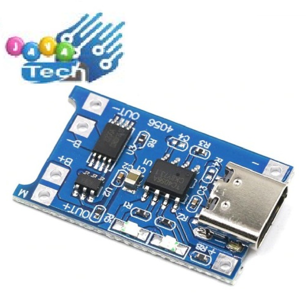 Jual Modul TP4056 USB Type-C 1A 5V dengan Proteksi Lithium Battery ...