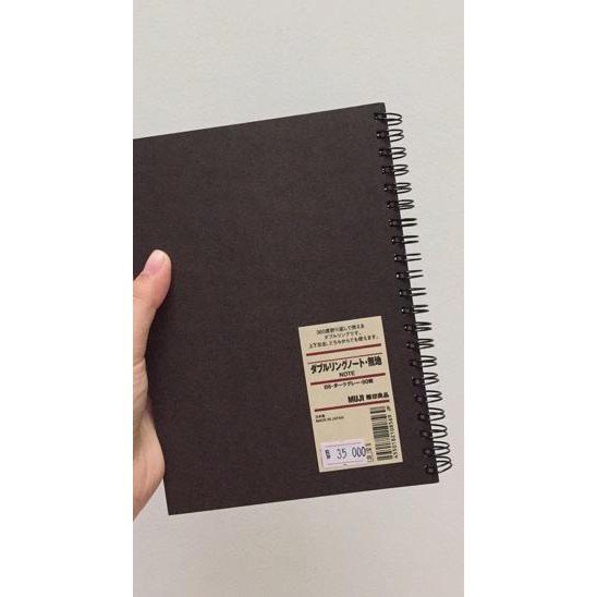 Jual MUJI Notebook Ring B6 A5 B5 Isi 80 lembar Polos ♢ | Shopee Indonesia