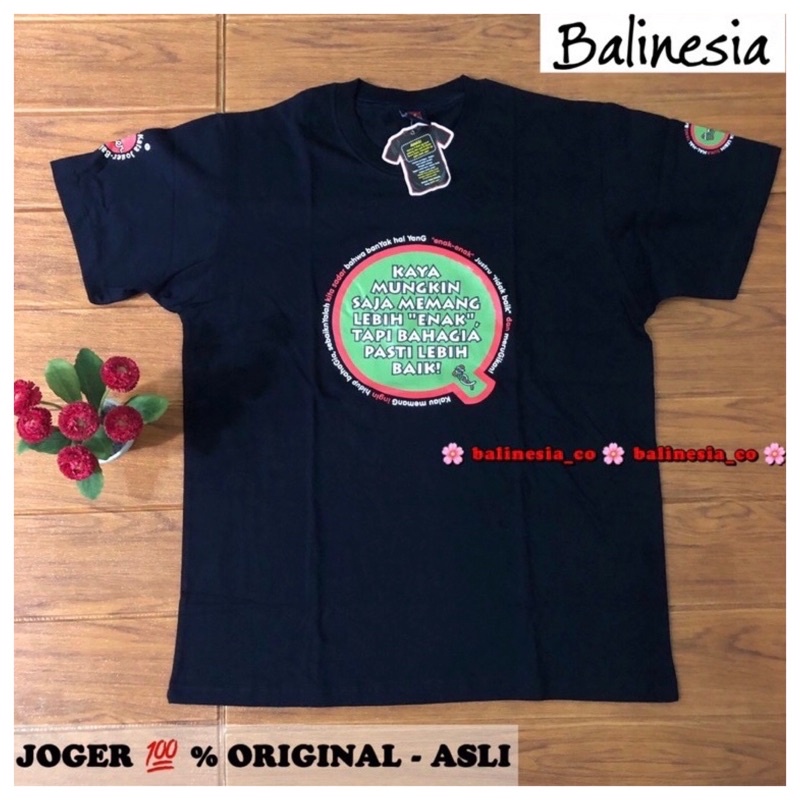 Jual KAOS JOGER BALI DEWASA - ASLI 100% ORIGINAL - WARNA SELAIN PUTIH ...