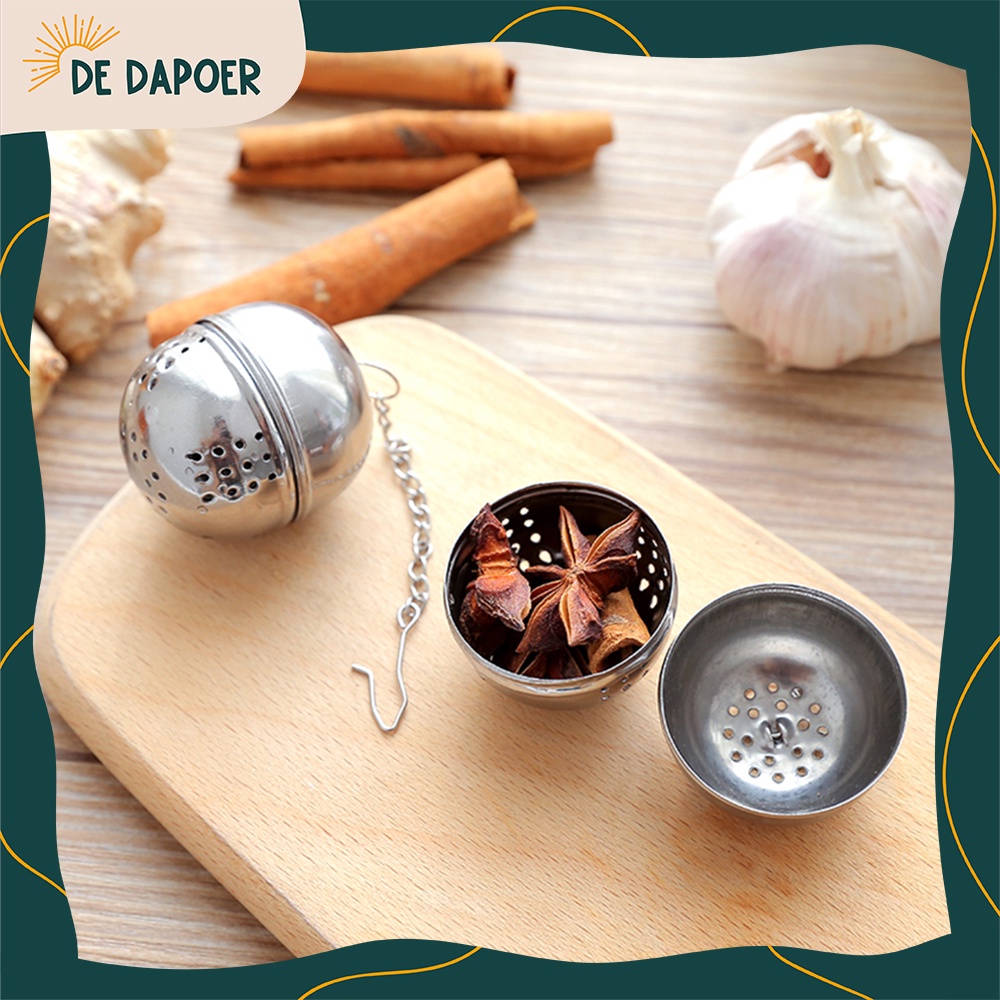 Jual Saringan Teh Bulat Tea Bag Filter Infuser Minuman Rempah Serbaguna ...