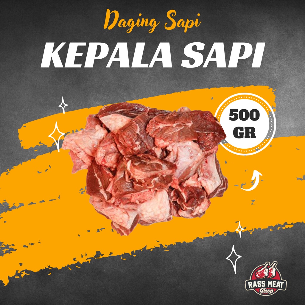 Jual Head Meat / Daging Kepala Sapi Import 500Gr Halal | Shopee Indonesia