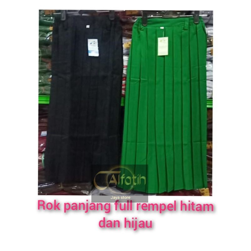 Jual Seragam sekolah Rok panjang plisket/rempel full SD,MI,,SMP,MTS,SMA,ALIYAH,TPQ,KERJA DLL ...