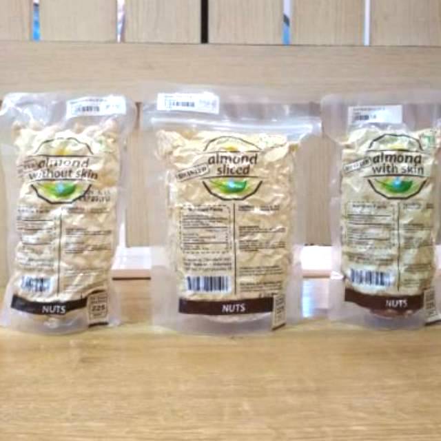 Jual Almond Roasted 225gr | Almond No Skin | Almond With Skin | Almond ...