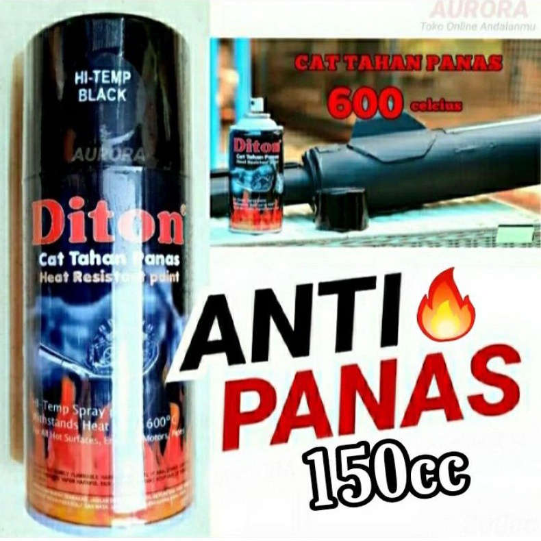 Jual Cat Pilok Pylox Diton Hi-Temp Black 150ml Anti Panas Tahan Panas Knalpot Mesin | Shopee ...