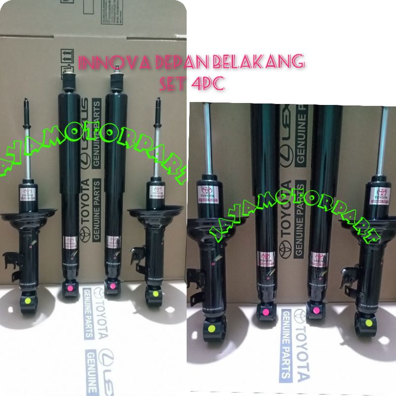 Jual shockbreaker shock absorber Innova inova depan belakang Toyota ori ...
