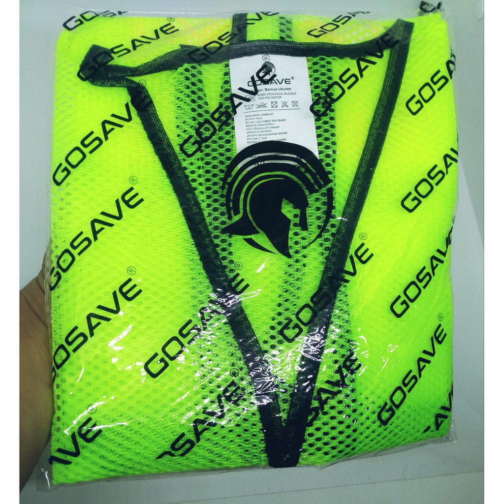Jual Rompi Hijau GOSAVE - Rompi Safety- Rompi Proyek | Shopee Indonesia