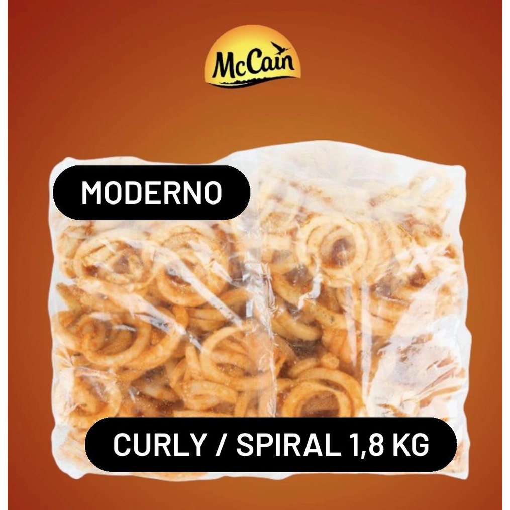 Jual McCain Curly spiral fries 1,8 kg - Mc Cain Curly 1,8 Kg - McCain ...