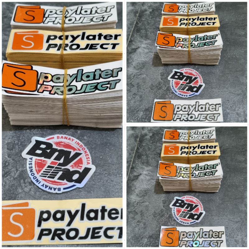 Jual STICKER STIKER SHOPEEPAYLATER PROJECT CUTTING | Shopee Indonesia