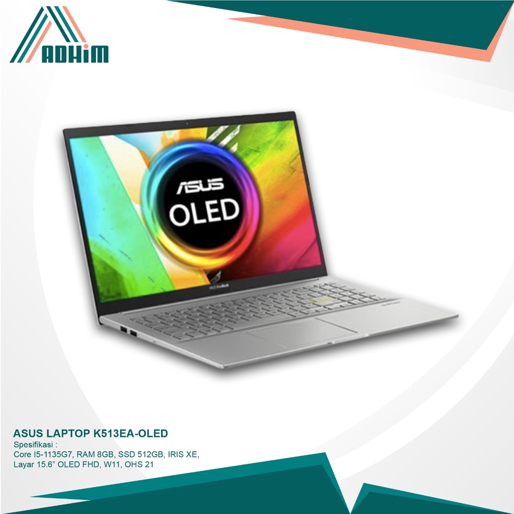 Jual ASUS LAPTOP K513EA-OLED i5-1135G7 RAM 8GB SSD 512GB Iris XE, Layar ...