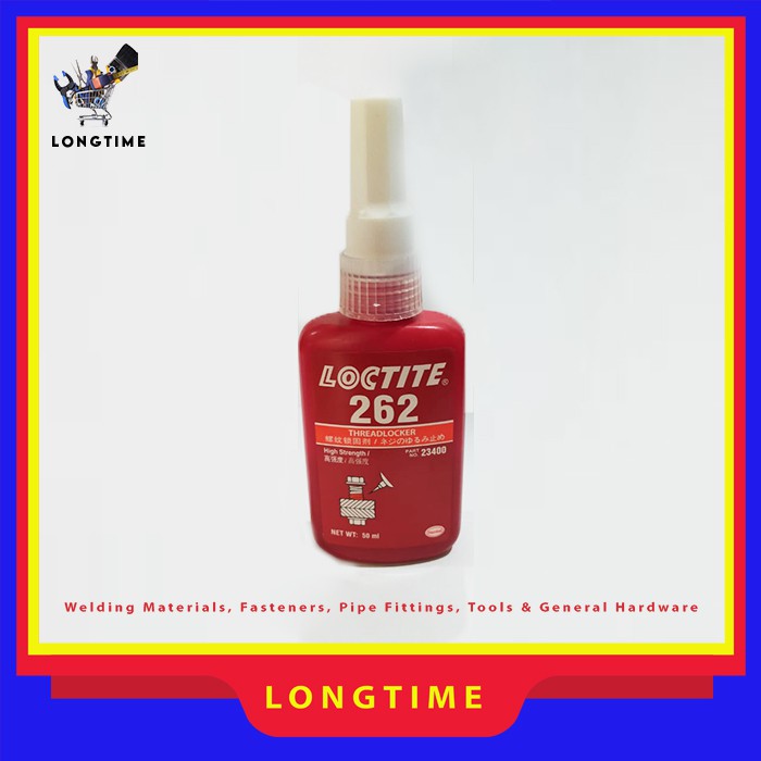Jual Loctite 262 Threadlocking Adhesive - Lem Metal Kekutan Sedang/Tinggi | Shopee Indonesia