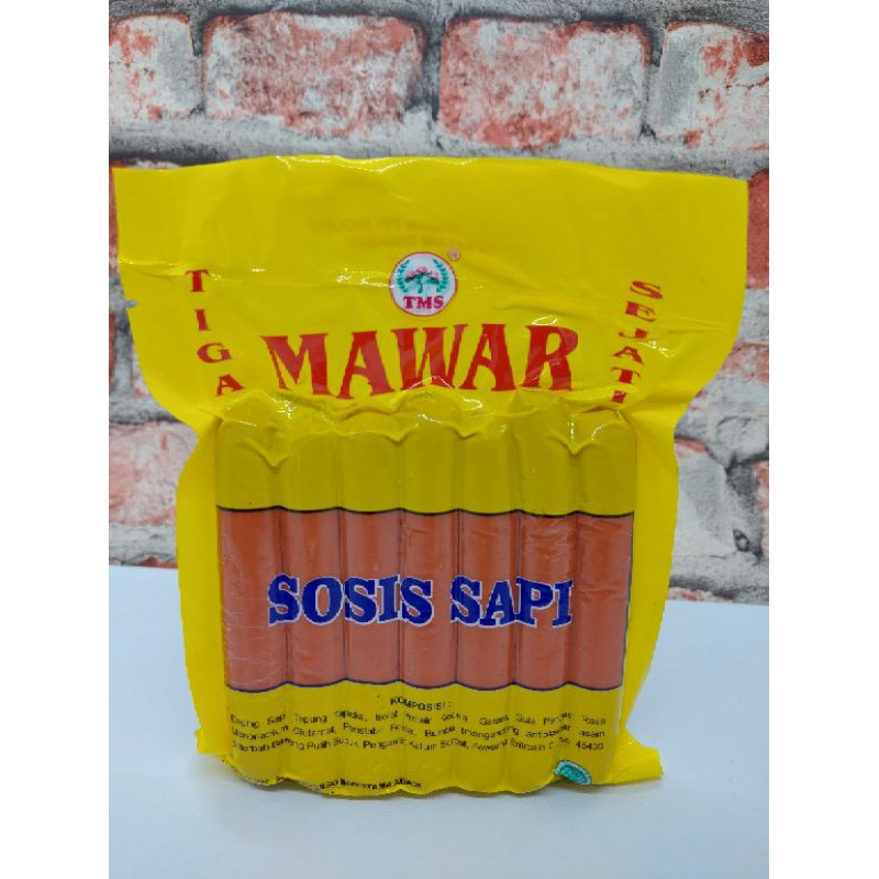 Jual Sosis Sapi Mawar Isi 7 pcs 160gr Harga Hemat Cocok Untuk Sarapan ...