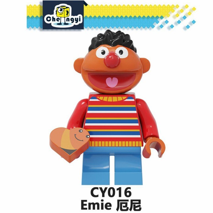 Jual Lego Ernie Sesame Street Movie Bert Elmo Cookie Monster Elmo ...