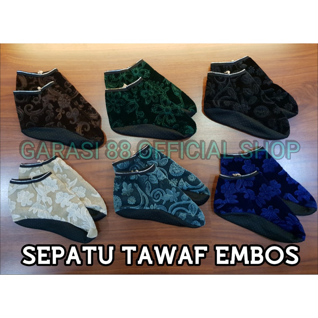 Jual KAOS KAKI SEPATU TAWAF / THOWAF EMBOS HAJI UMROH SDR | Shopee ...