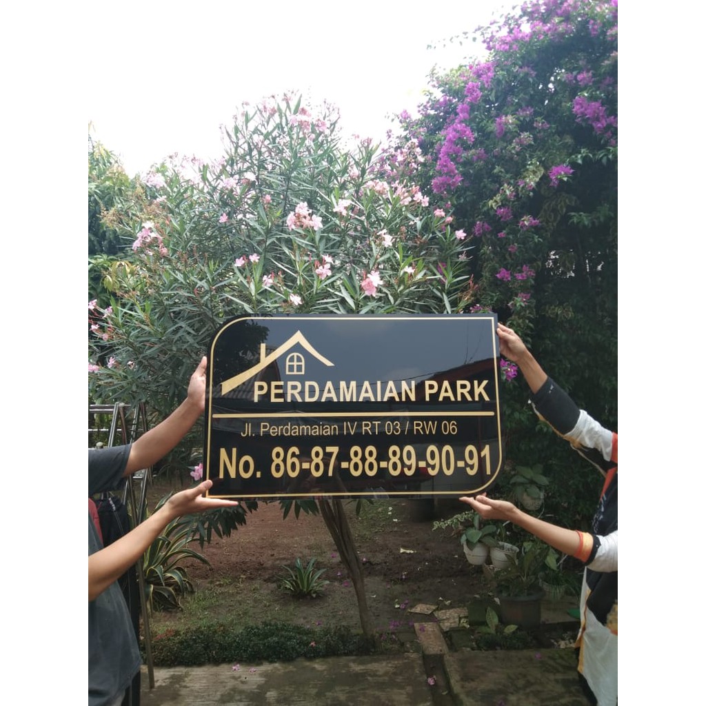 Jual PLANG NAMA AKRILIK | Shopee Indonesia