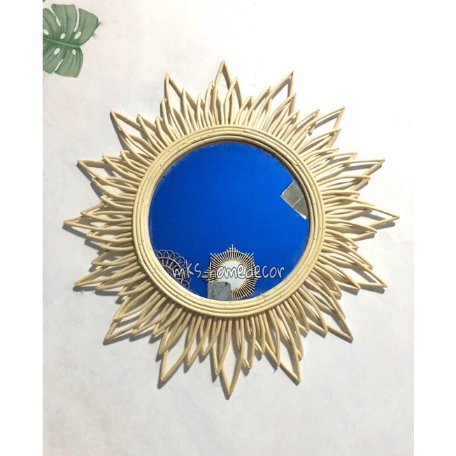 Jual Cermin Rotan Bunga Matahari | Shopee Indonesia