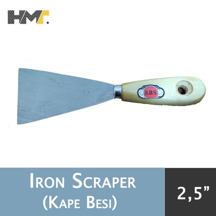Jual SBS Iron Scraper 2.5" / Kape Besi Gagang Kayu 2.5 inch | Shopee ...