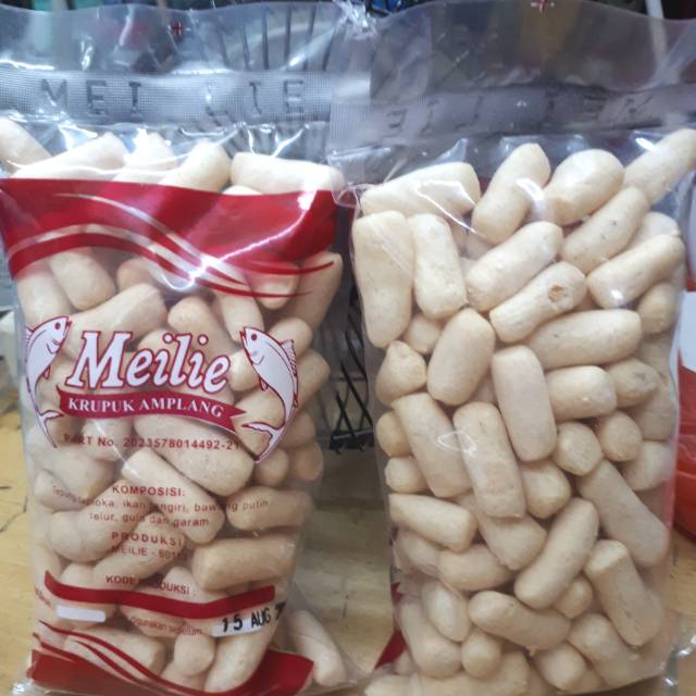 Jual Krupuk Amplang Ikan Tengiri cap Meilie | Shopee Indonesia