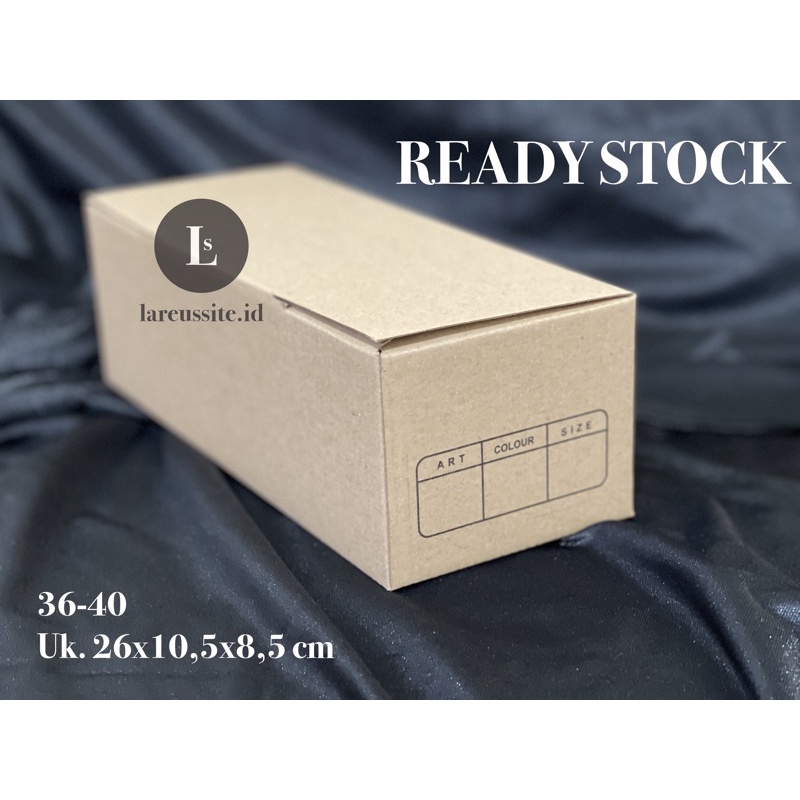 Jual Kardus sepatu / Dus sendal / Box sepatu 36-40 | Shopee Indonesia