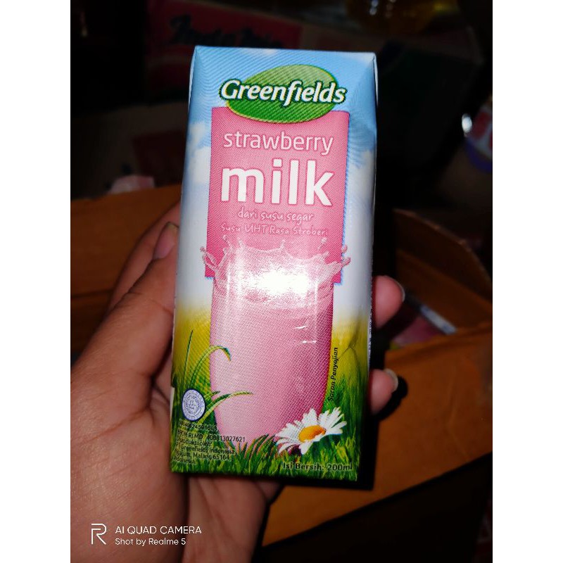 Jual Susu UHT greenfields 200ml/ Susu Strawberry / Fresh Milk / Susu ...