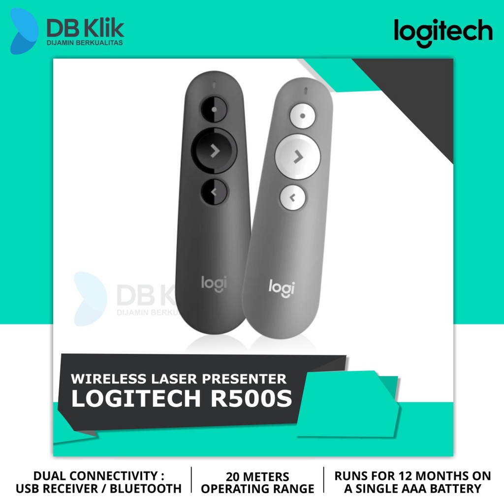 Jual Laser Presenter Logitech R500s Wireless&Bluetooth- Laser Pointer R500s | Shopee Indonesia
