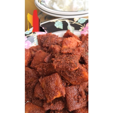 Jual RENDANG KAMPUNG GUCI Rendang Tungku Kayu Rendang Ubi 250g | Shopee ...