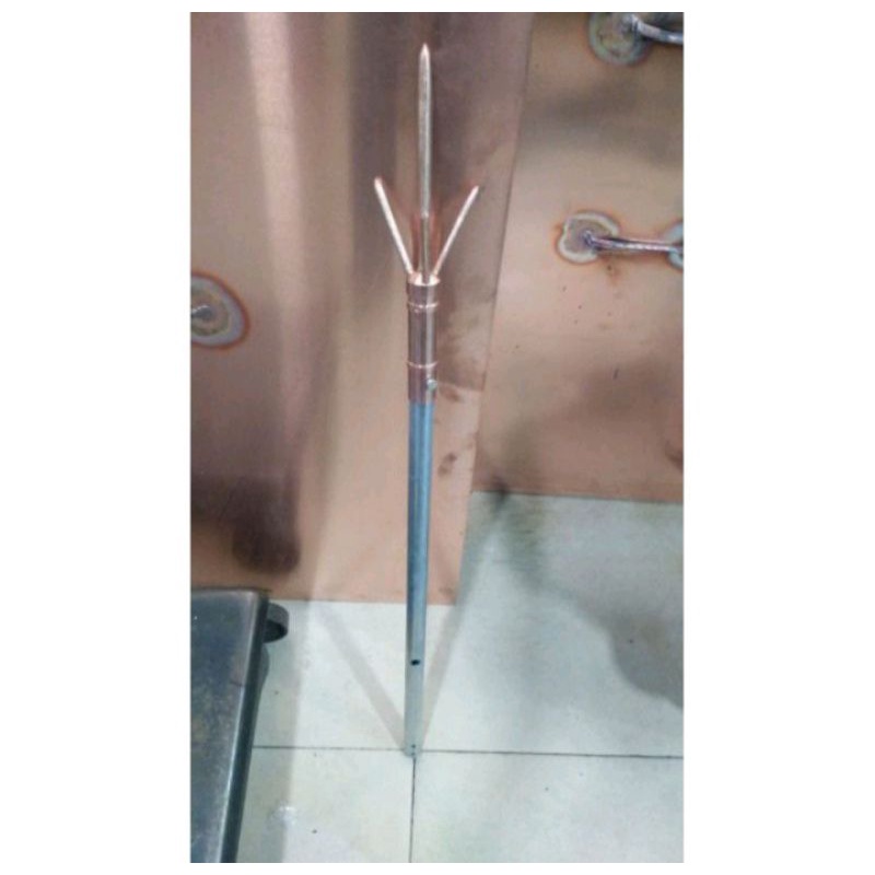 Jual SPLITZEN anti petir trisula + pipa + sok 3/4 panjang 60 cm ...