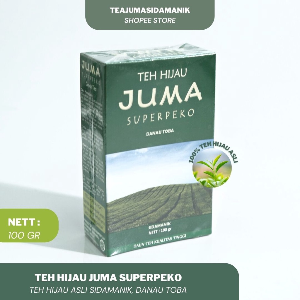 Jual Teh Hijau Teh Juma Sidamanik Superpeko Teh Diet Teh Kesehatan (100 gr) | Shopee Indonesia