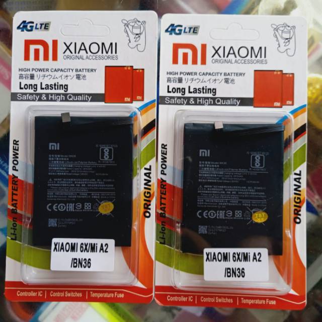 Jual Batre Baterai Xiaomi Mi 6X / Mi A2 BN36 | Shopee Indonesia