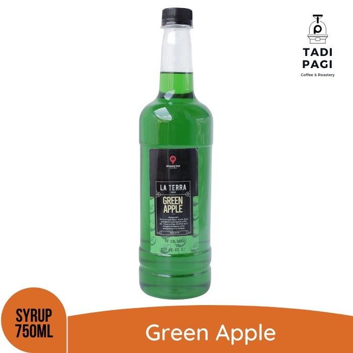 Jual Syrup Green Apple Sirup Apel Hijau La Terra | Shopee Indonesia
