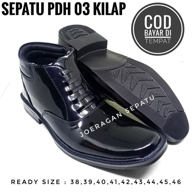 Jual SEPATU PDH 03 SEPATU PDH SATPAM SEPATU PDH SECURITY SEPATU PDH ...
