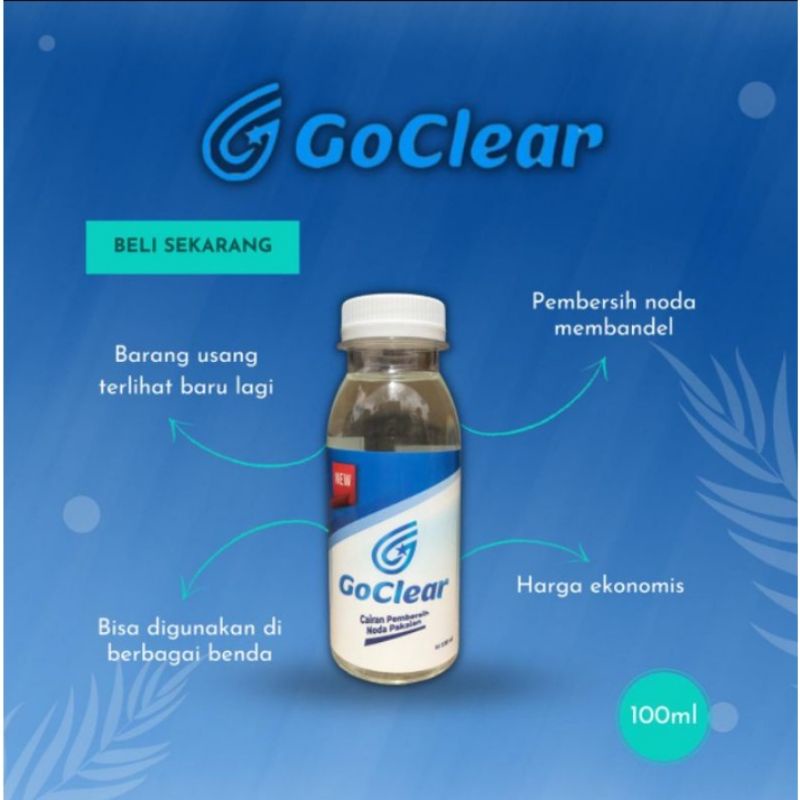 Jual Go Clear cairan pembersih jamur, luntur, tinta, darah, panci ...