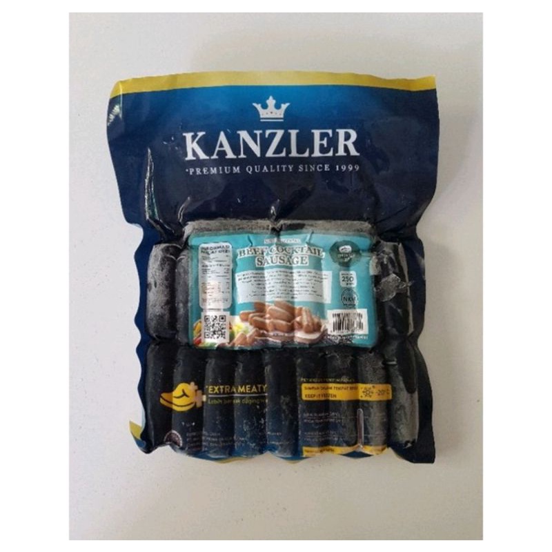 Jual Sosis Kanzler 250gram / Kanzler Sosis Beef Cocktail Sausage 250gr ...