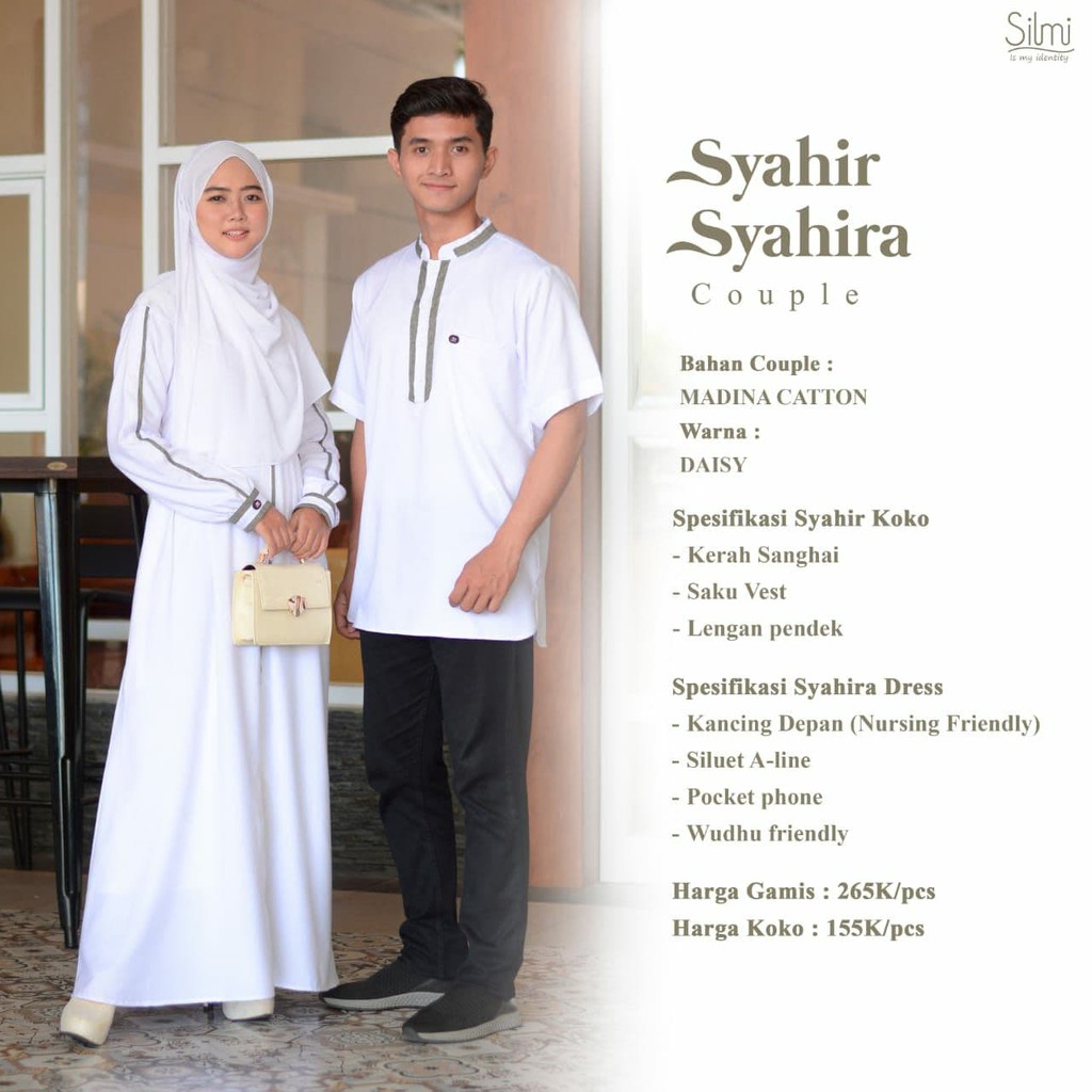 Jual COUPLE SYAHIR & SYAHIRA BY SILMI ORIGINAL KOKO DEWASA SYAHIR GAMIS ...