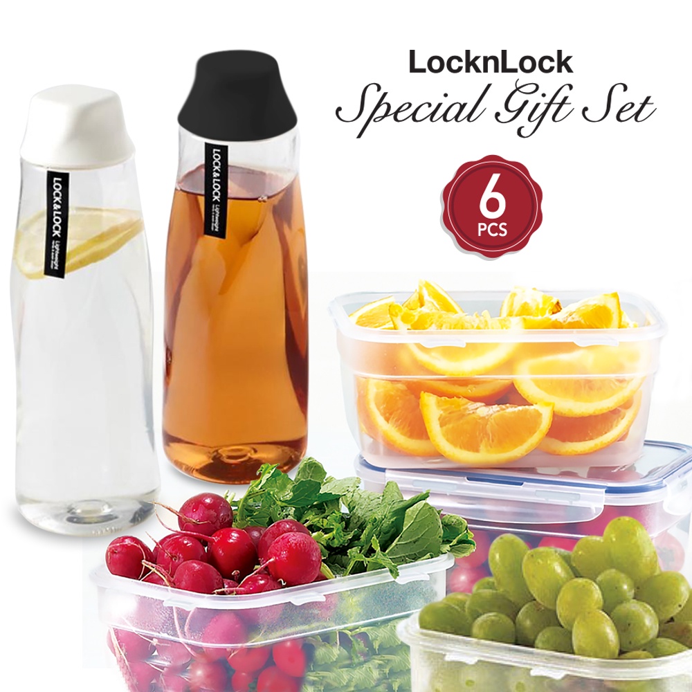 Jual LOCK N LOCK SPECIAL GIFT SET (6 PCS) | Shopee Indonesia