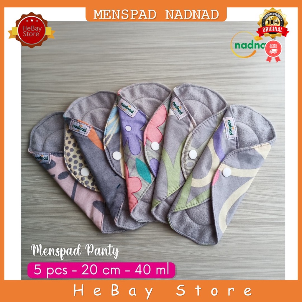 Jual Menspad Panty NadNad Pembalut Kain Cuci Ulang Ramah Lingkungan ...