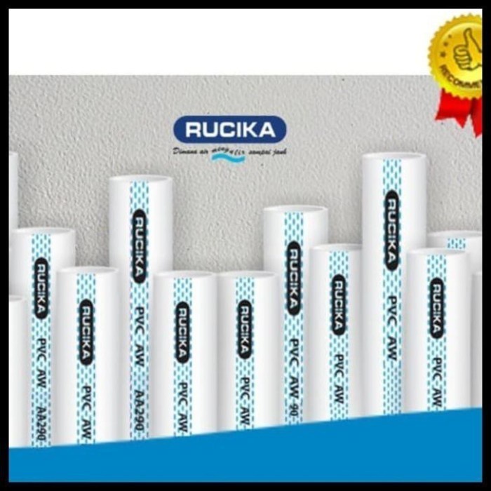 Jual PIPA PVC 1 INCH / PIPA RUCIKA AW 1" / PIPA PVC AW RUCIKA PUTIH ...