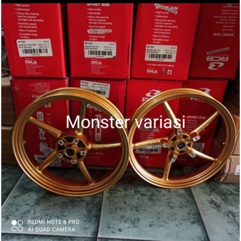 Jual VELG RACING RCB SP522 215/300-17 YAMAHA MX KING GOLD | Shopee ...