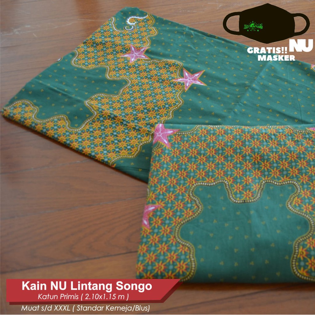 Jual Kain NU Nahdlatul Ulama Kaian Batik NU Lintang 9 Bahan Batik NU ...