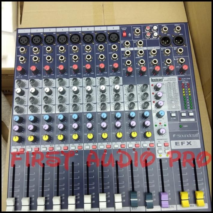 Jual Mixer Soundcraft Efx 8 ( 8 Chanel ) | Shopee Indonesia