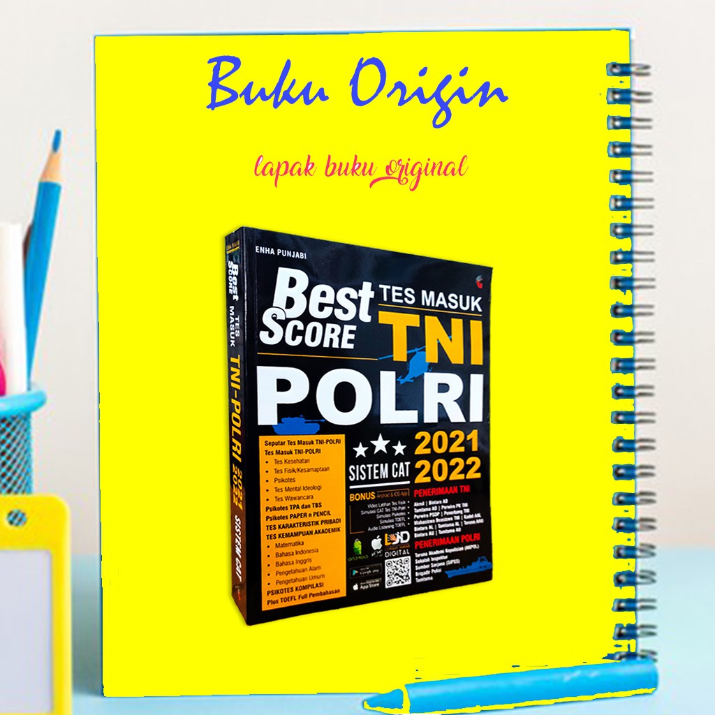 Jual Buku Tni Polri 2021 2022 Best Score Tes Masuk Tni Polri Buku Tni